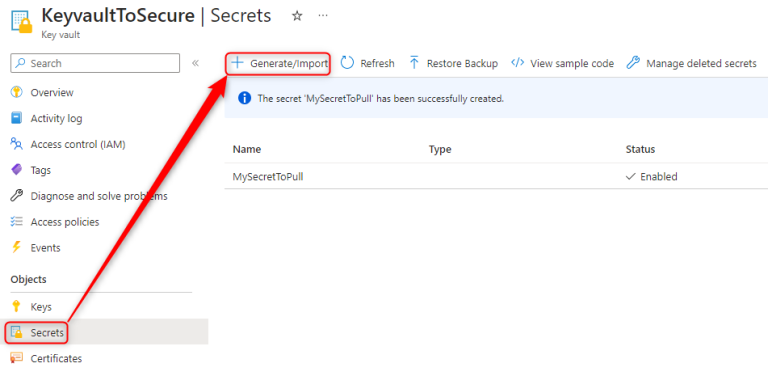 How to pull an Azure Keyvault Secret to an App Service using a Private Endpoint – Icefire's Notebook