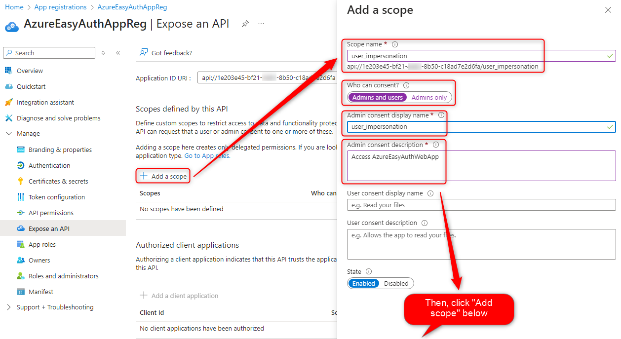 How to setup Authentication (Easy Auth) using Entra in Azure App Services – Icefire's Notebook