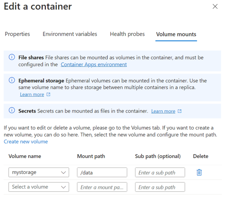 How to mount storage in Azure Containers – Icefire's Notebook