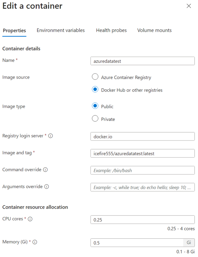 How to mount storage in Azure Containers – Icefire's Notebook