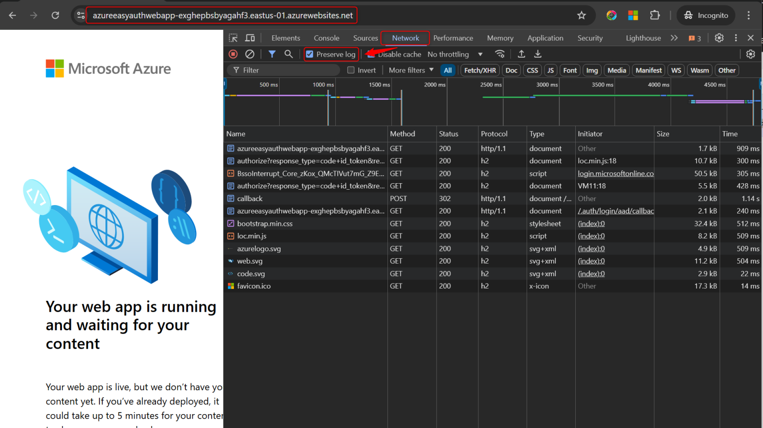 (Part 2) How to Setup Authentication (Easy Auth) with a Custom Domain ONLY on the Front End ...